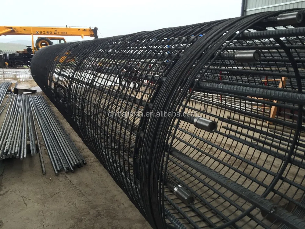 Steel Bar Rebar Pile Cage Welding Machine - Buy Steel Bar Cage Welding ...