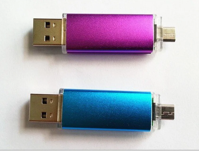 Double Use For Computer And Phone Usb Flash Driver,Metal Otg Double ...