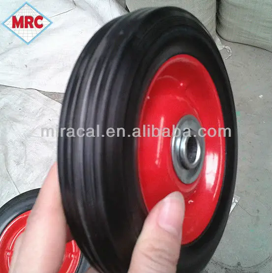 12 Inch Solid Rubber Wheels for Trolleys - Durable & Reliable