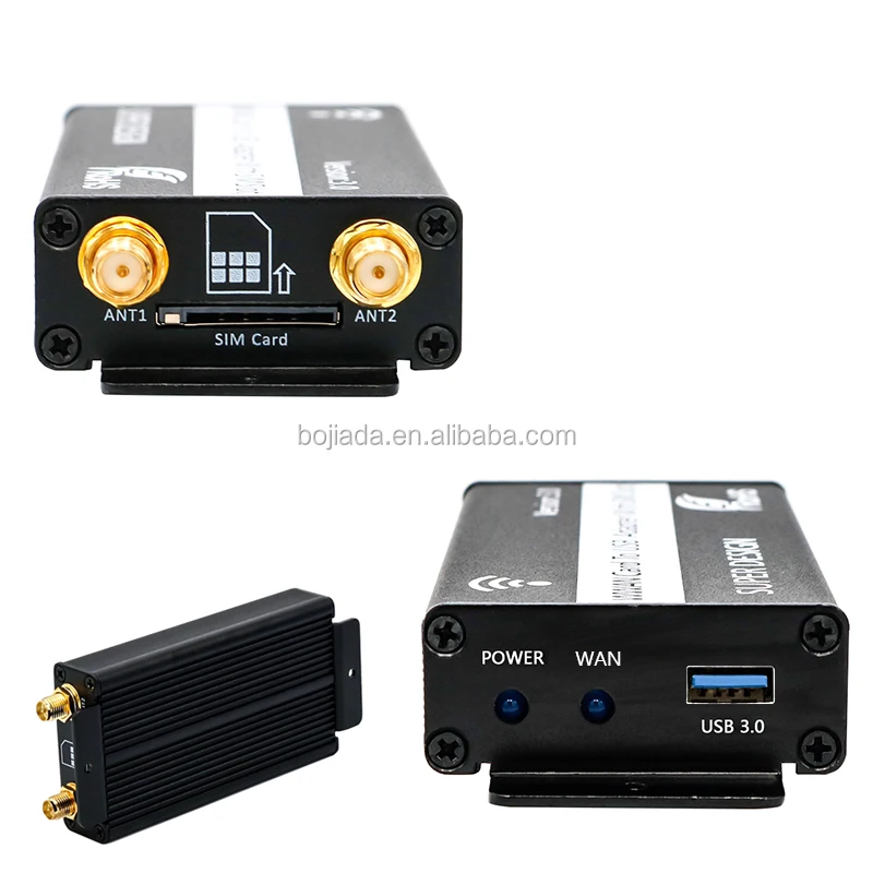 USB 3.0 to M2 NGFF Key-B Wireless Adapter SIM Card Slot Dual Antenna ...