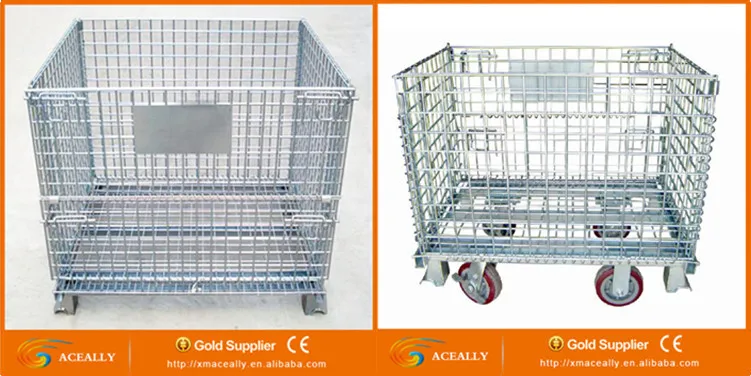 Stainless Steel Pallet/stackable Steel Crates/storage Metal Cage - Buy ... Stainless Steel Pallet/stackable Steel Crates/storage Metal Cage - Buy ...