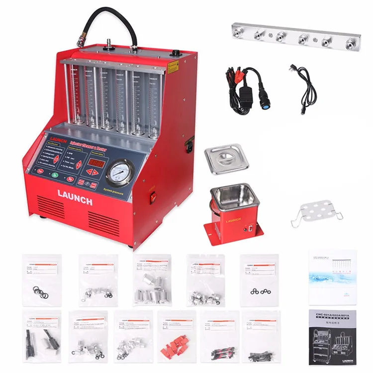 Launch Cnc602a Injector Cleaner And Tester Ultrasonic Cleaning Launch ...
