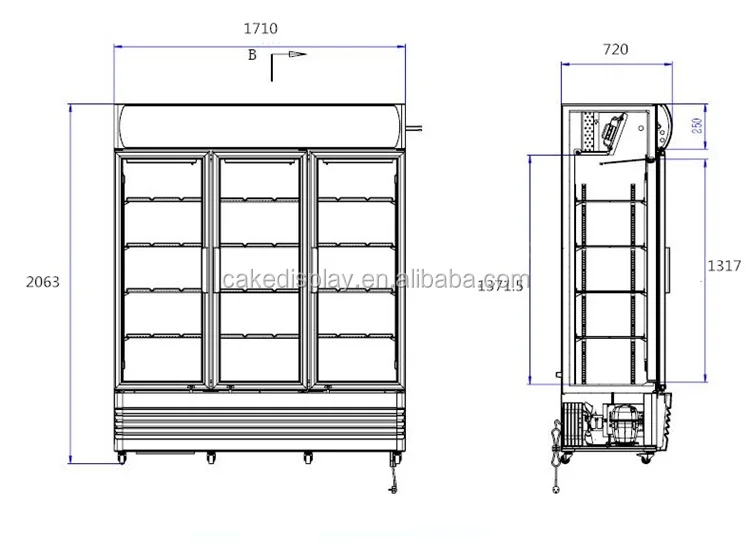 3 Glass Door Soft Drink Beer Upright D Coke Fridge Price - Buy Coke ...