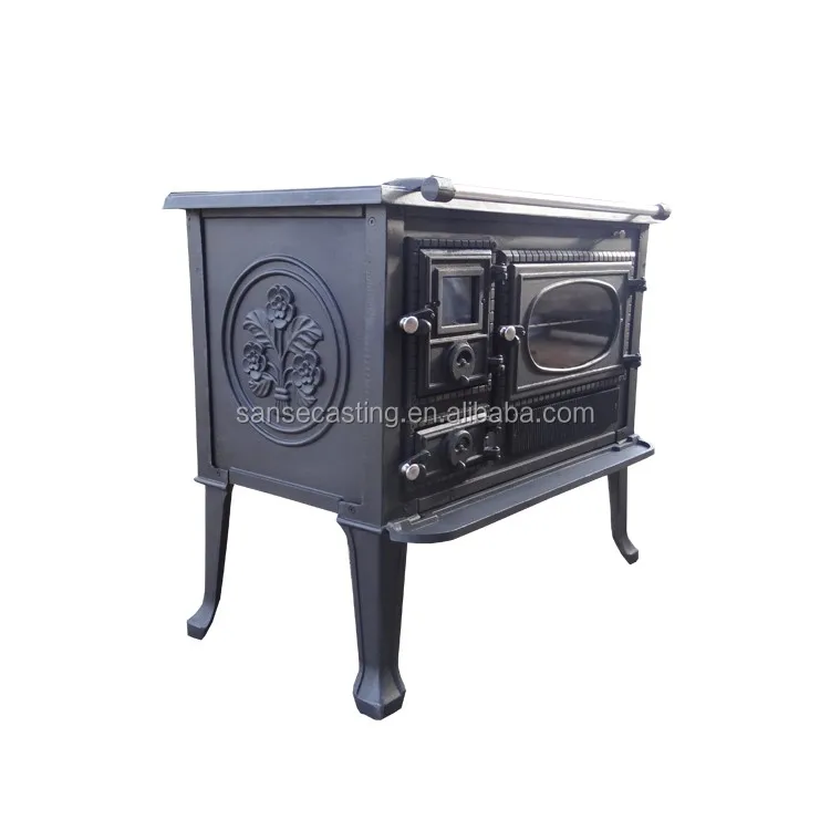 Factory Direct Selling Wood Burning Cast Iron Stove With Oven With ...