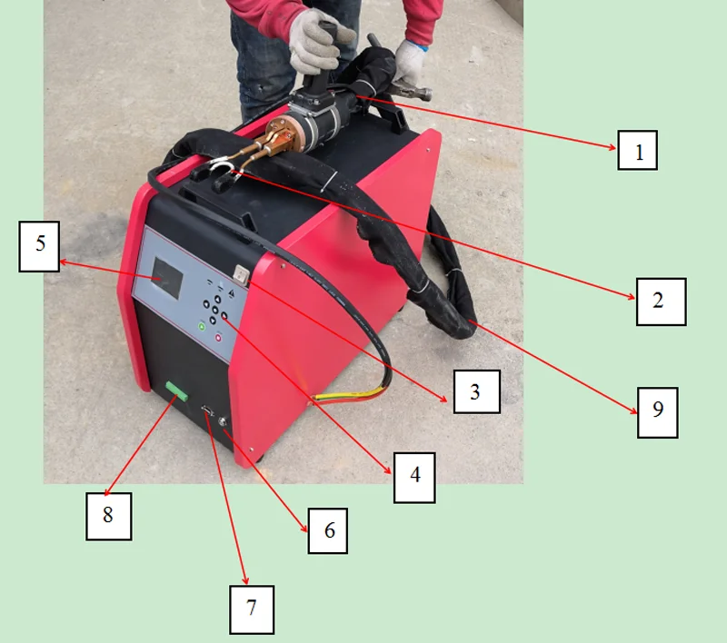 Hot Sale Portable Handheld Digital Induction Welding Machine With Soft ...