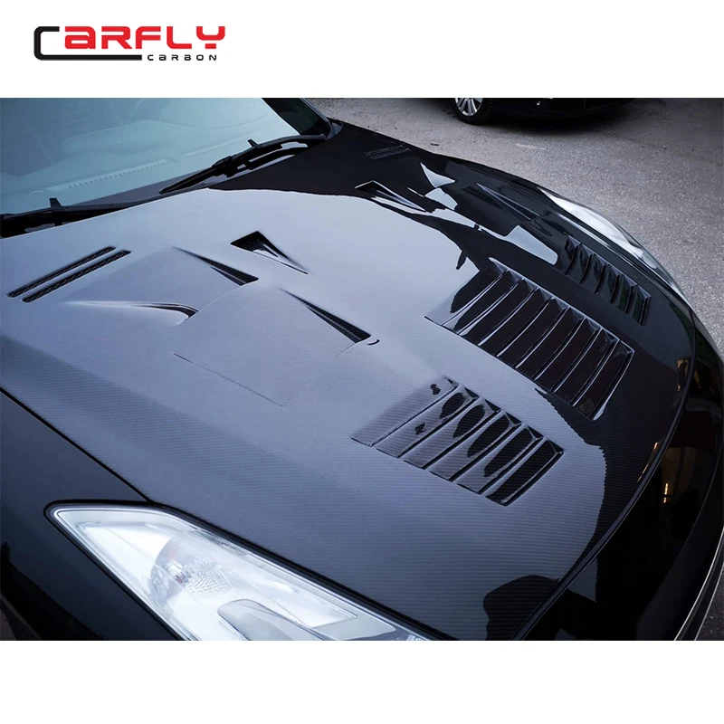 GTC Style Bonnet GTR Carbon Fiber Hood for GTR R35 Body Kits