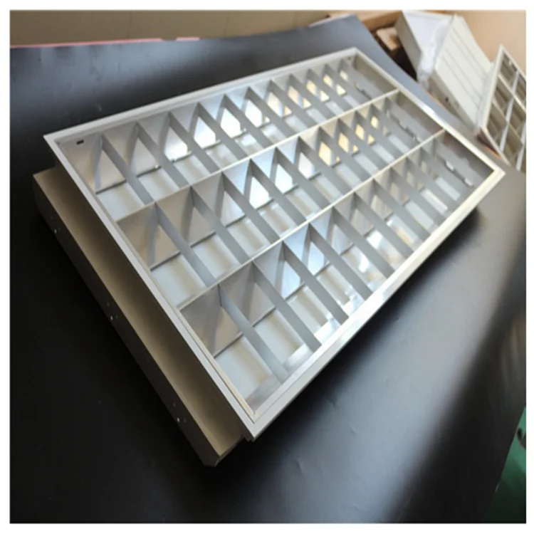 3x20w T8 Grille Lamp Fixtures,60*60cm Reflector Louver Lights Fitting ...
