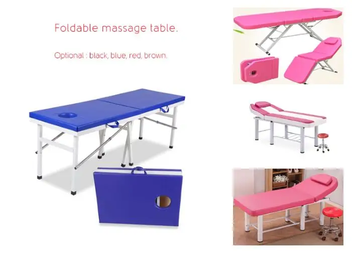 Foldable Facial Bed - Portable Massage Table for Beauty