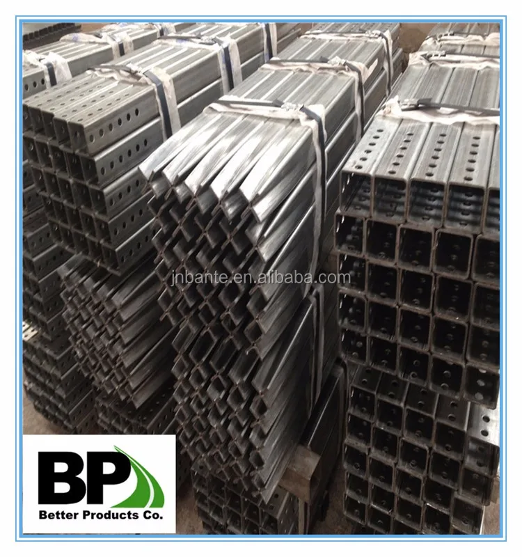 Steel Perforated Square Tube (Telespar) 2" x 2" x 12 Gauge - Durable ...