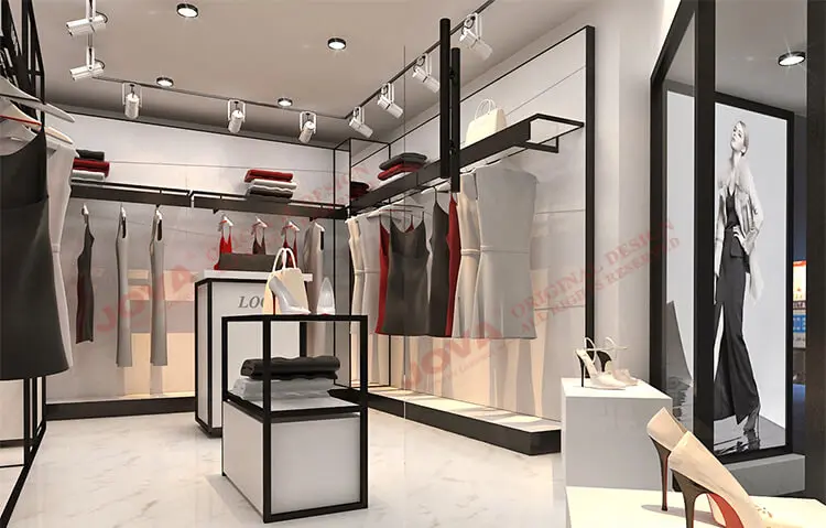 Customized Retail Modern Shop Counter Design for Garment Store