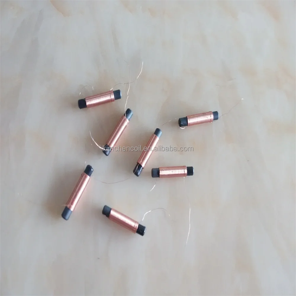 125khz Rfid Coil On Ferrite Rod - Buy Rfid Air Coil,Animal Ear Tag Coil ...