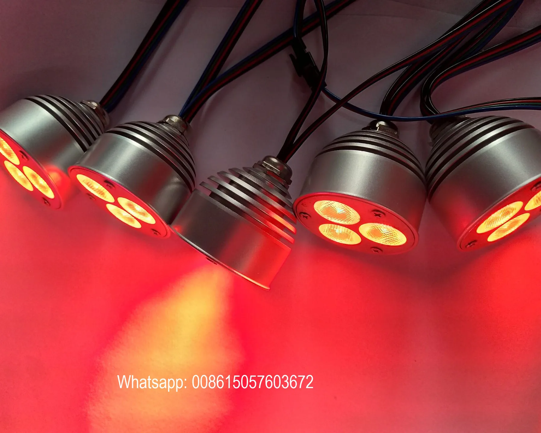 6w Mini 50mm Rgb Led Spotlight 12v/24v Dc 3in1 Rgb Led Light Dmx ...