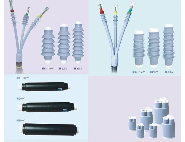 20kv Silicone Rubber Cable Termination Cold Shrink Tubes For Outdoor ...