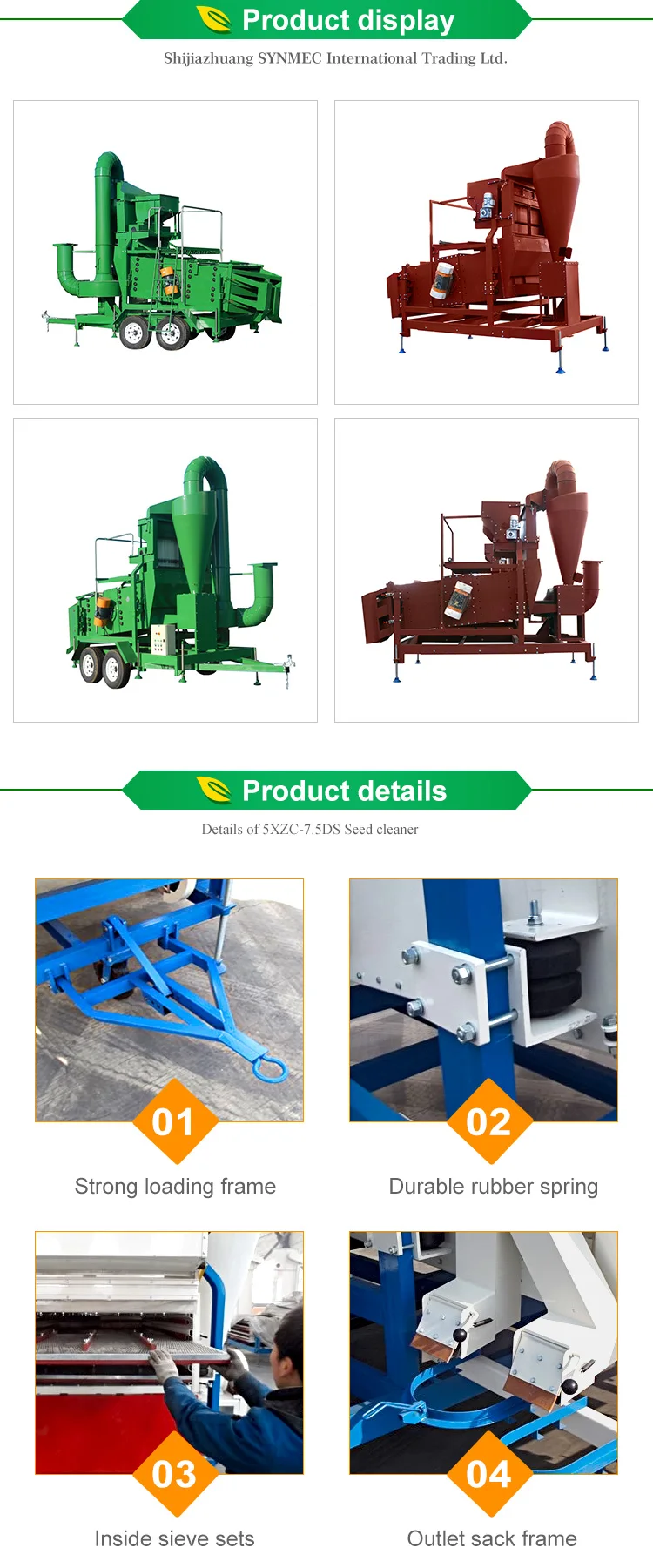 Beans Grain Cleaning Process Equipment And Grading Of Grains Machine ...