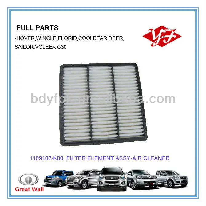 Great Wall Hover 4G64 Air Filter - 1109102-K00 - 3 Month Warranty