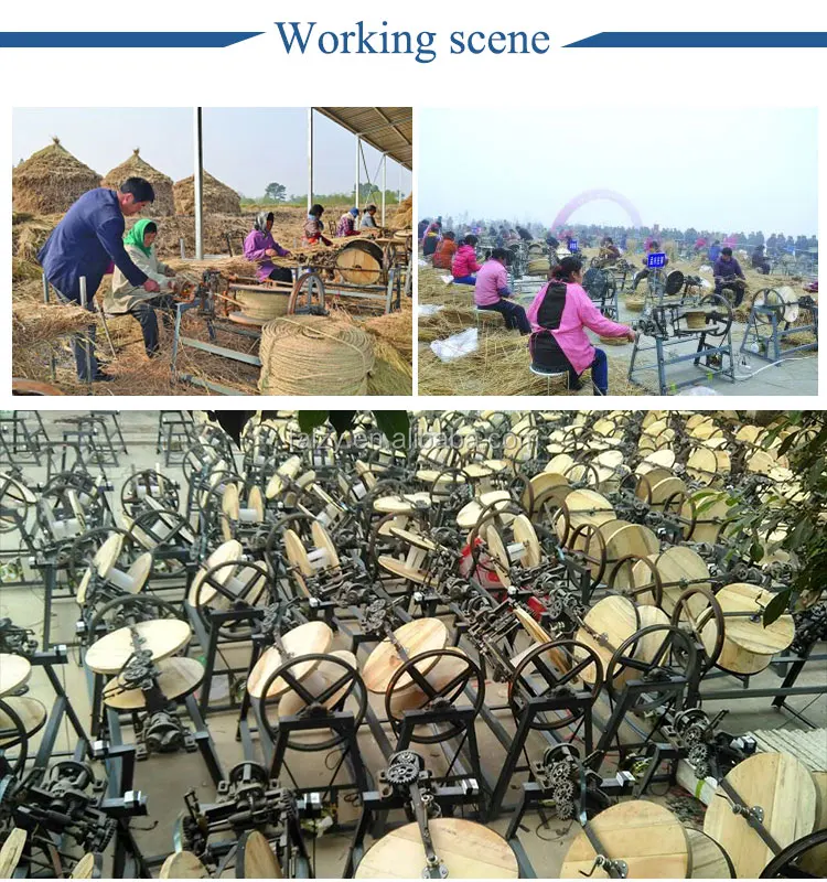 Wheat Rice Straw Rope Making Machine - Easy & Efficient