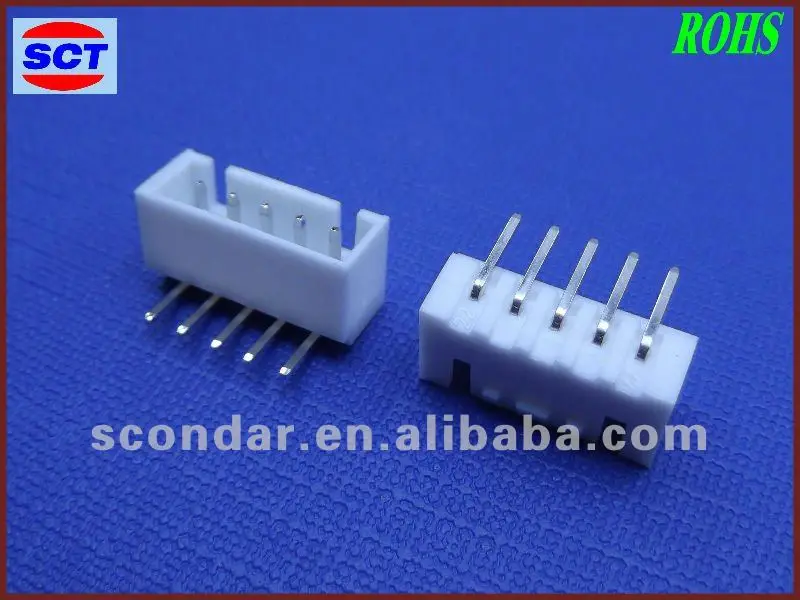 JST XA Connector 2.5mm Right Angle Wafer 5P - SCT2502WR