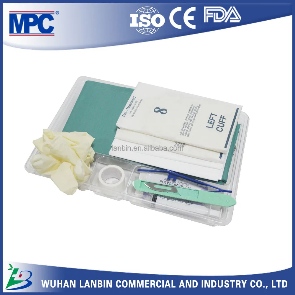 Surgical Major Incision And Drainage Wound Kits Chest Tube Kit - Buy ...