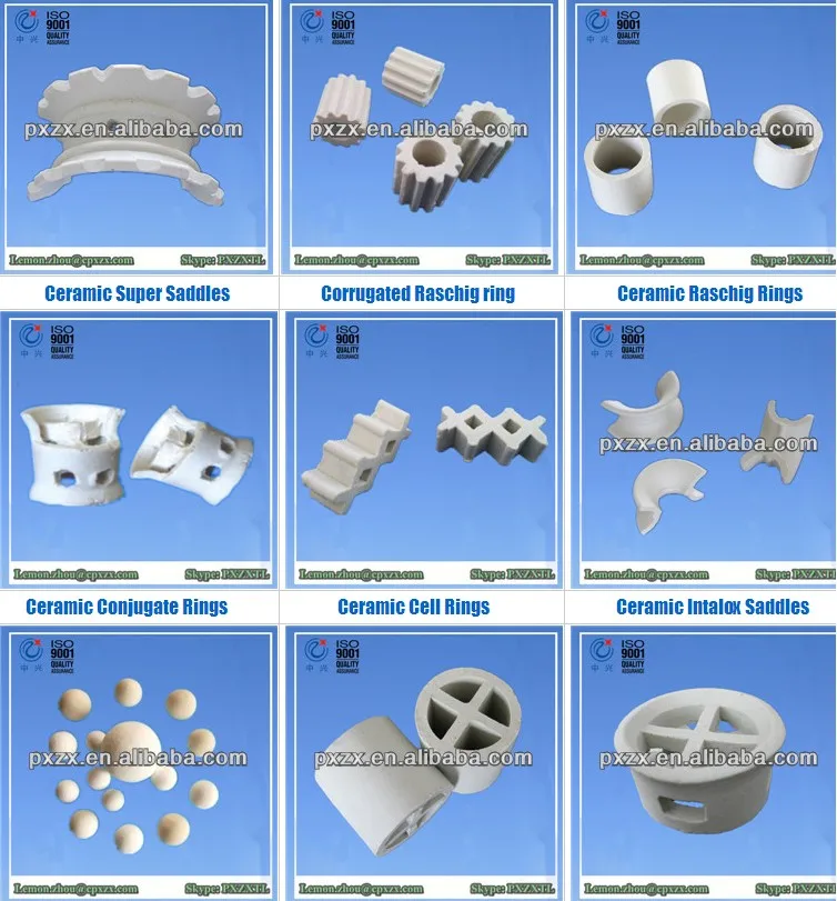 Ceramic Pall Ring Column Packing For Tower Filling - Buy Ceramic Pall ...