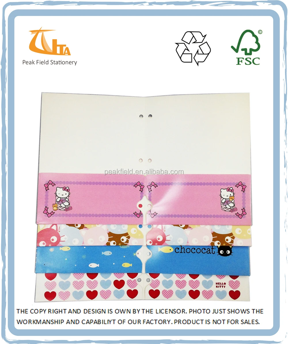 Cartoon File Folder Decoration File Folders Hard Cover File - Buy ...