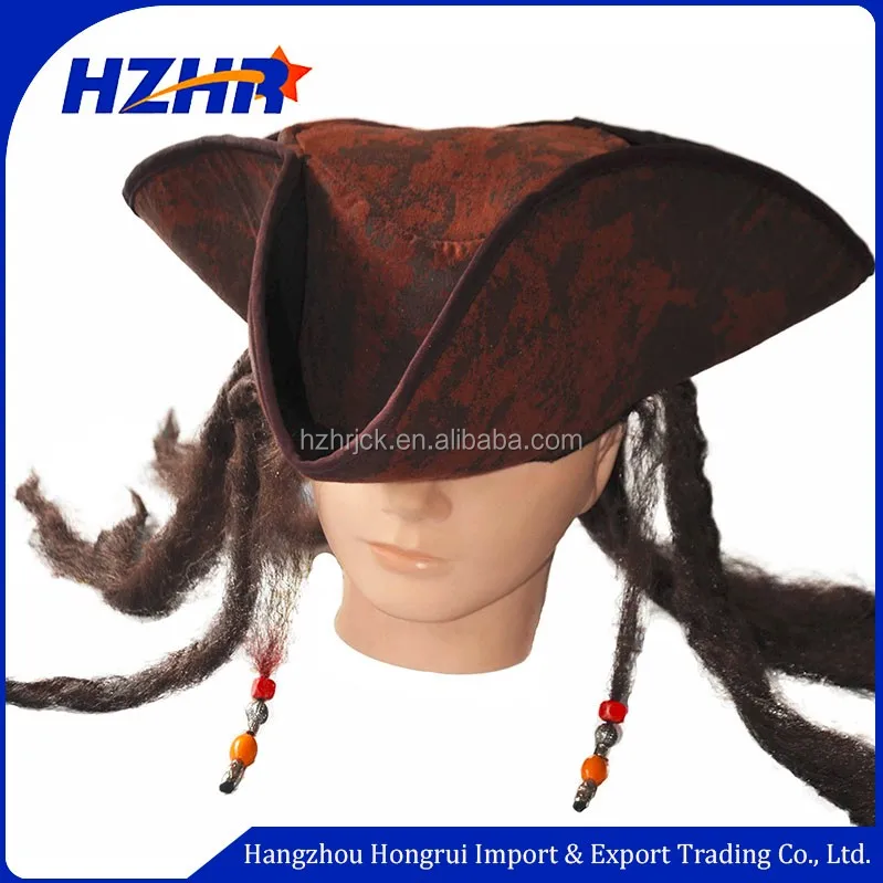 Unisex Captain Morgan Pirate Hat - Customizable Felt Hat