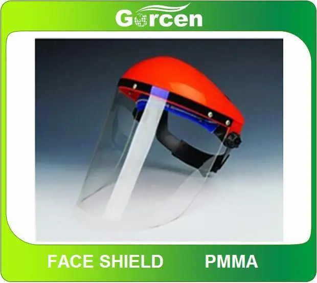 Ce En166 Pc Visor Protective Face Shield Worker Safety Face Shield With ...