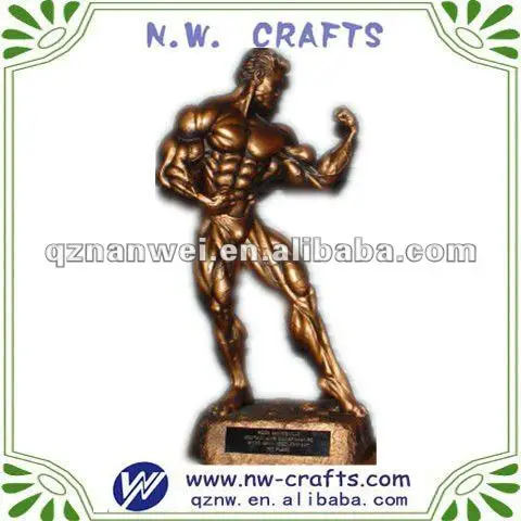 Trophy Fitness Model Bodybuilding Statue - Buy Bodybuilding Statue ...