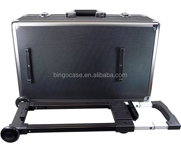Extra Large Aluminum Case With Foam Rolling Aluminum Suitcase Aluminum ...