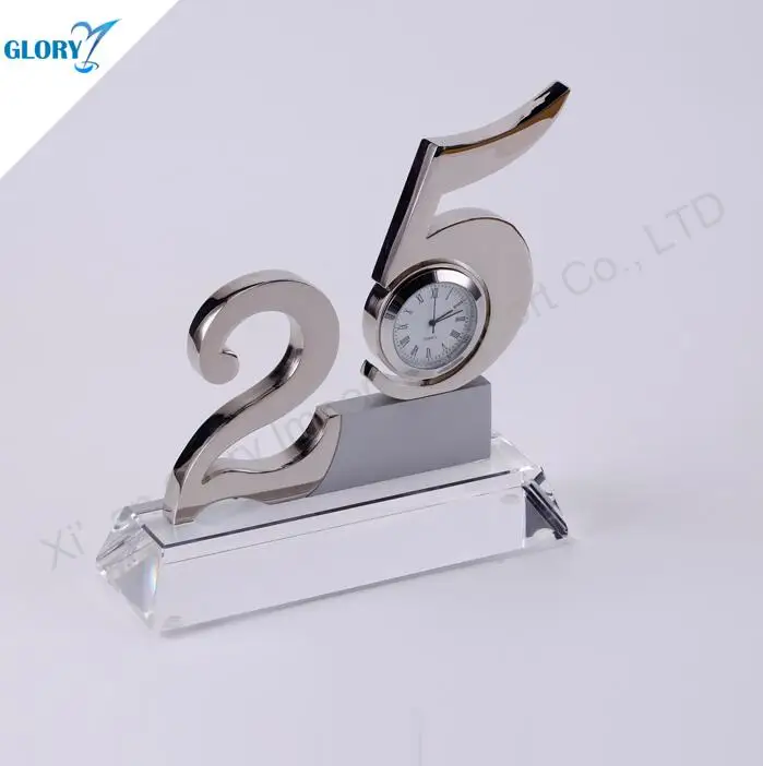 Vip Gifts Vip Corporate Gifts Crystal Base 25 Years Silver Anniversary ...