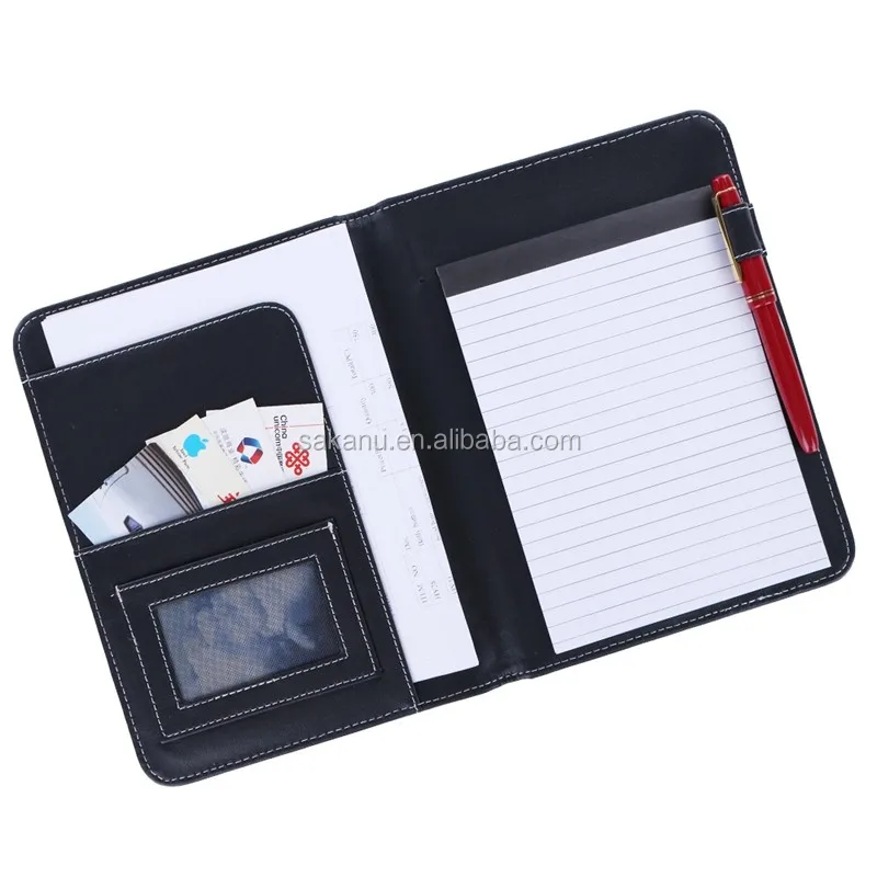 Business Conference File Leather Folder Manager Portfolio Signature ...