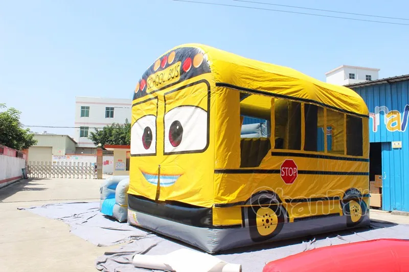 China Factory Original Design Inflatable School Bus Bouncer Combo Sale ...