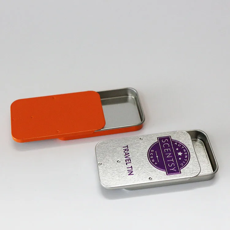 Wholesale Custom Rectangular Tin Can Metal Lip Balm Box