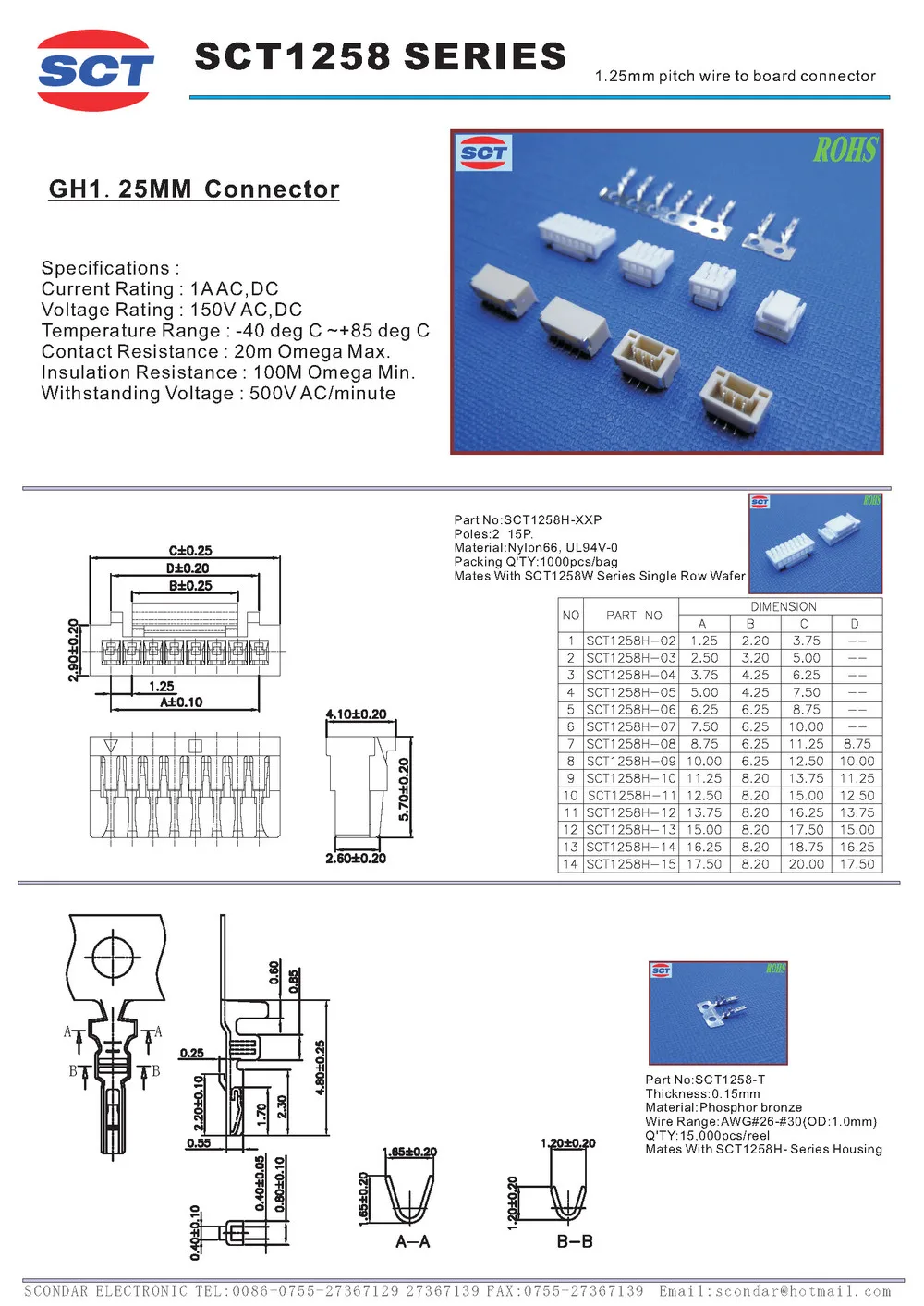 用于pcb的jst Gh Bm02b-ghs-tbt 1.25毫米垂直引脚接头连接器bm03b-ghs-tbt - Buy Jst Gh连接器，1.25毫米mm垂直引脚接头，用于pcb的连接器 ...