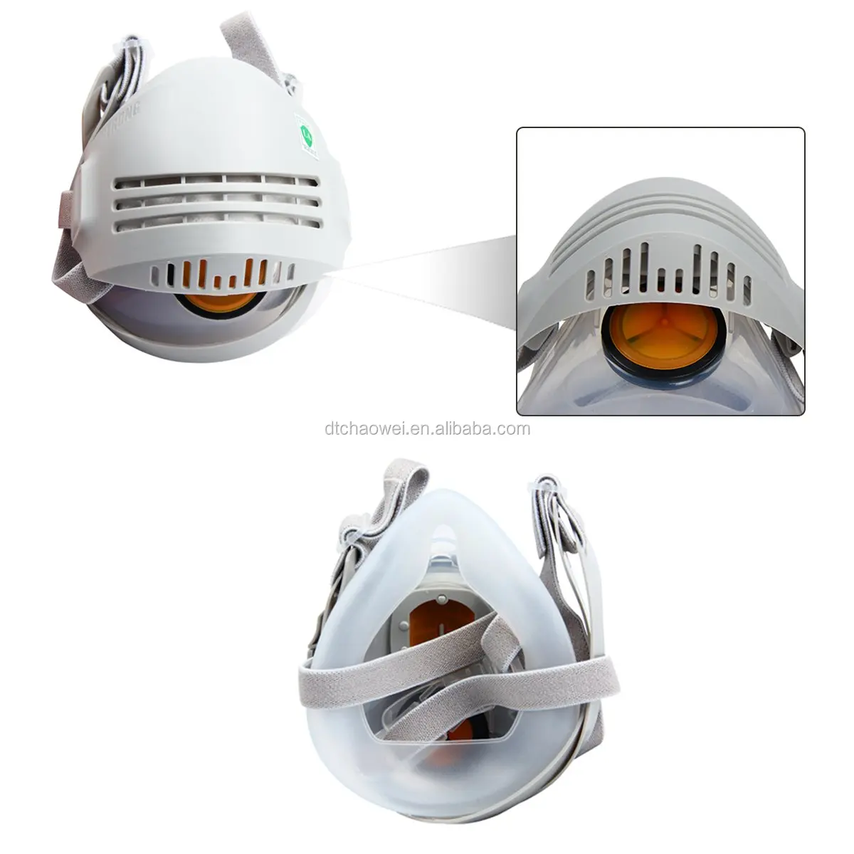 Fashionable Silicone Anti Pollen Smog Half Face Gas Mask - Buy Half ...