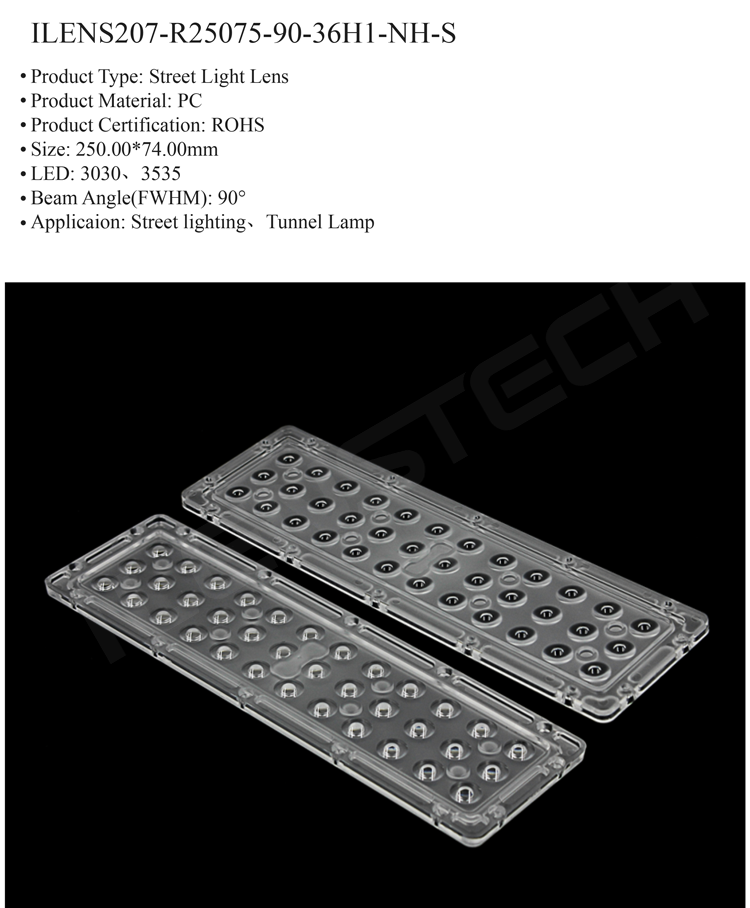 90 Degree Lens for 3030 3535 LED Modules - IP67 LED Lens