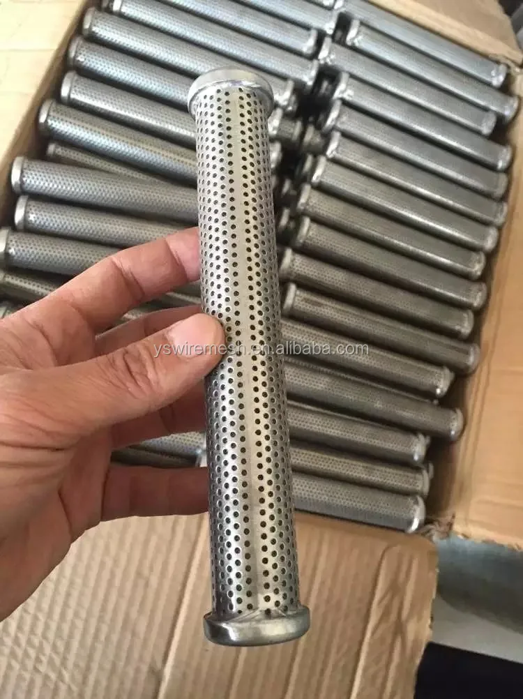 Stainless Steel Spiral Welded Perforated Metal Pipe Filter Tube - Buy ...