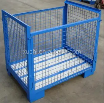 Lockable Pallet Box/equipment Collapsible Storage Cage - Buy Pallet Box ...