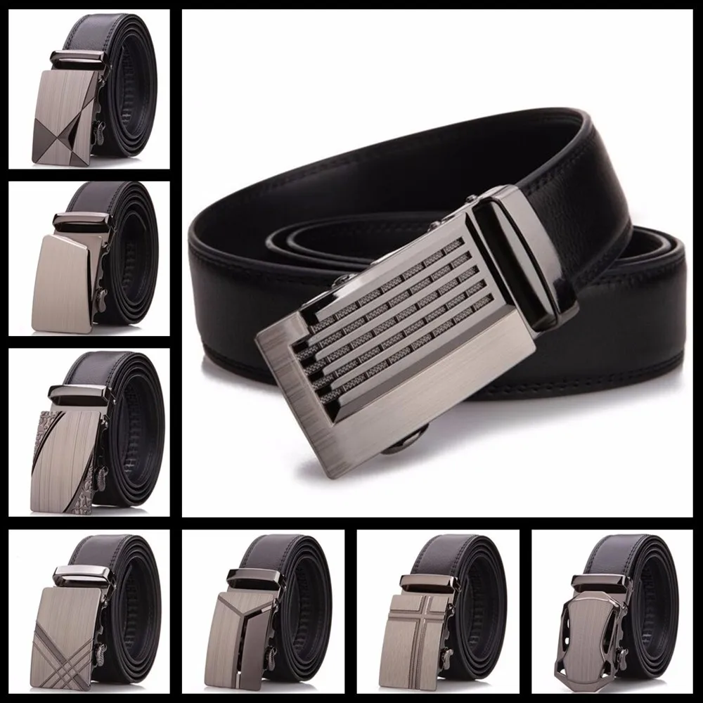 Lqbelt Factory Oem Genuine Leather Automatic Buckle Belt Wholesale ...