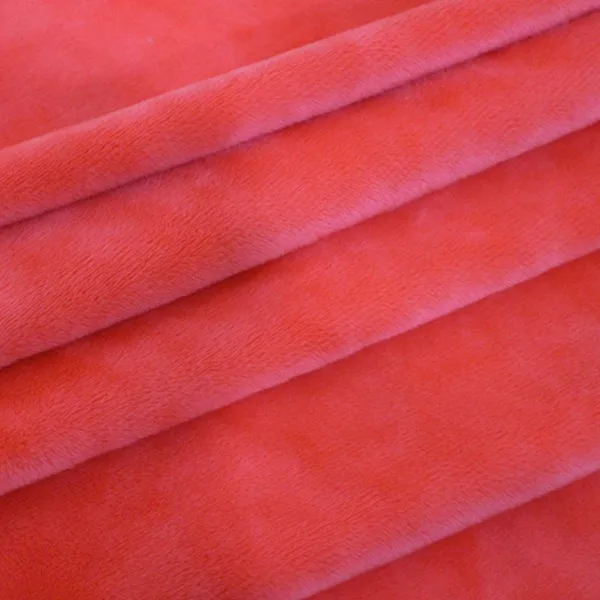 Knitted Red Crystal Velboa Plush Fabric Super Soft Fabric - Buy Crystal ...