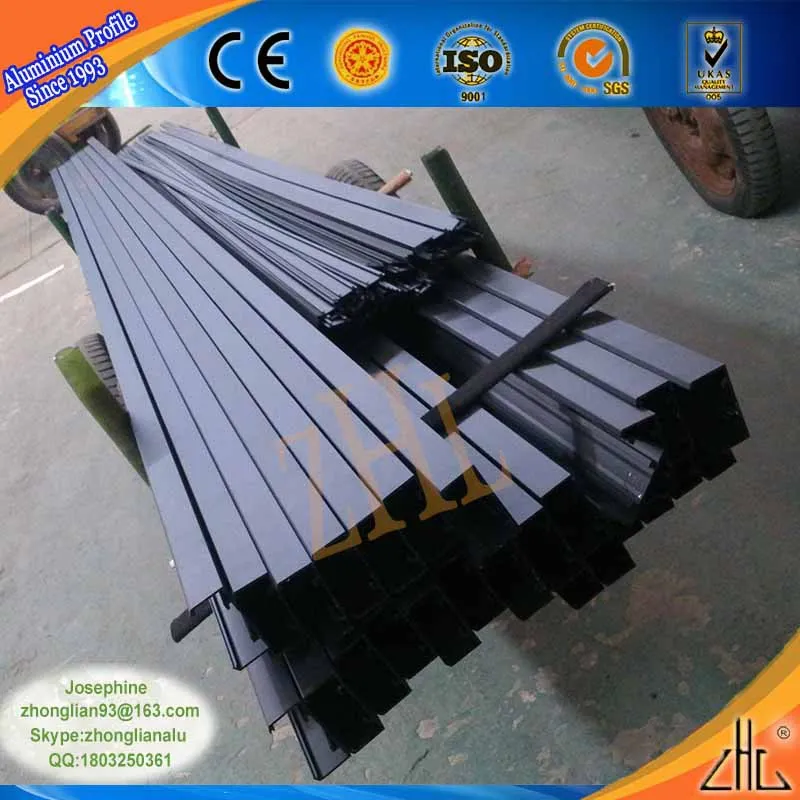 Hot! Aluminium Profielen Met Anodiseren, Zwart Aluminium Constructie ...