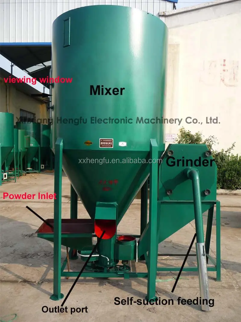 Factory Price Animal Feed/feeds Mixer And Grinder Machine - Buy Animal ...