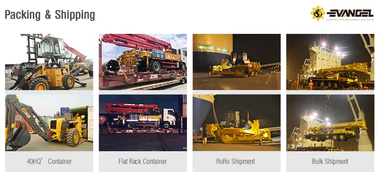 Heli 3.5ton/4ton Telescopic Handler Telehandler With Four Wheels Drive ...