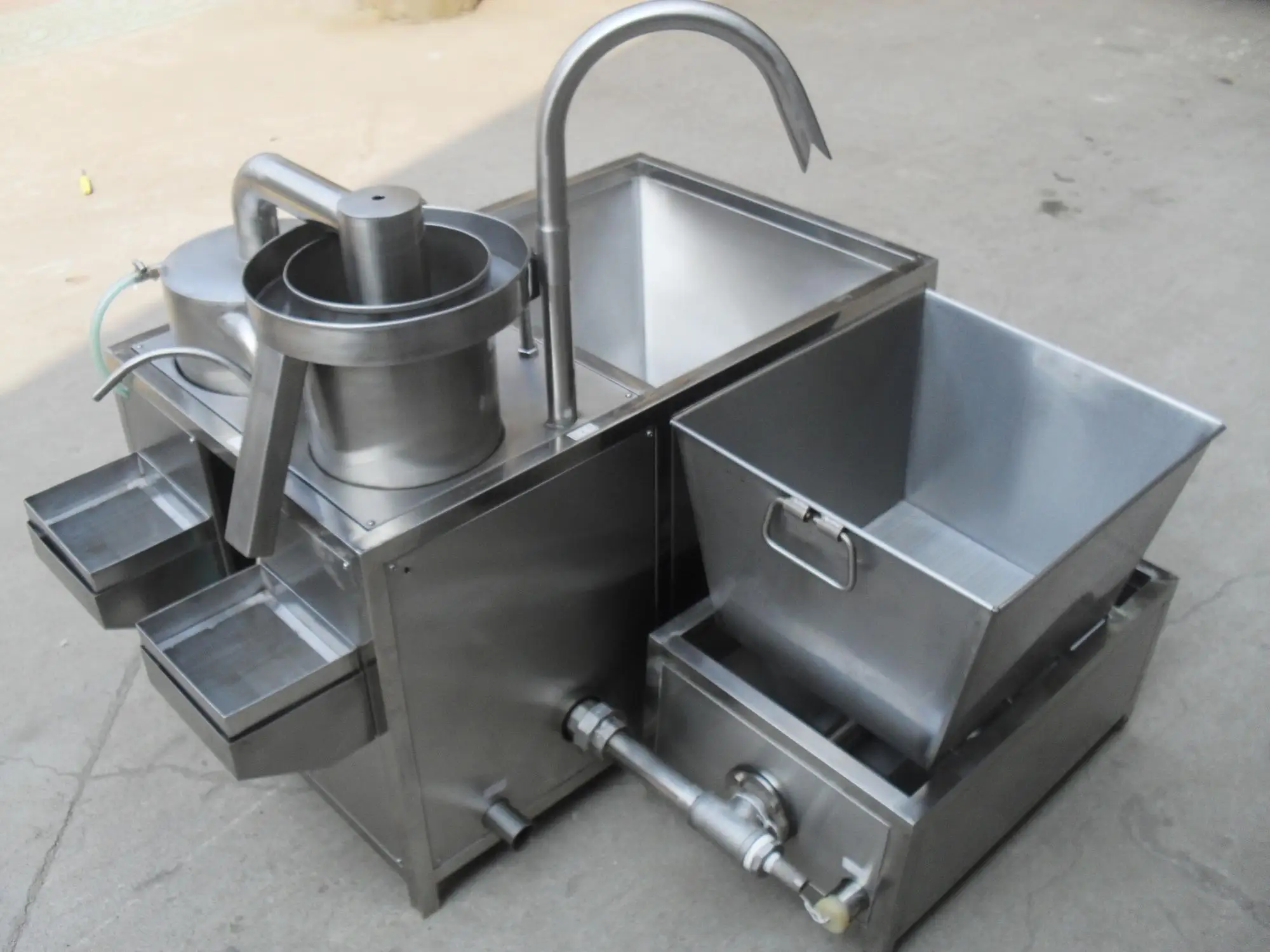 Industrial Automatic Wheat Rice Washing Machine /electric Mung Bean ...