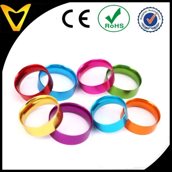 Aluminium Main Material Wedding Ring Design Custom Made Color Classic ...