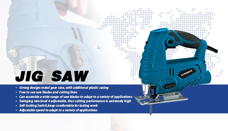 600W High Quality Electric Wood Jig Saw - 65mm Cutting Depth