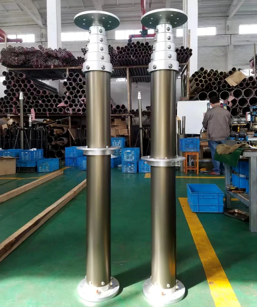 Aluminium Mast 10 Meter - Portable Guyed Mast for Ground Mounting