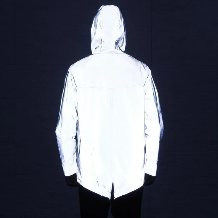 Men's Custom Wholesale Plain Polyester Streetwear Reflective ...