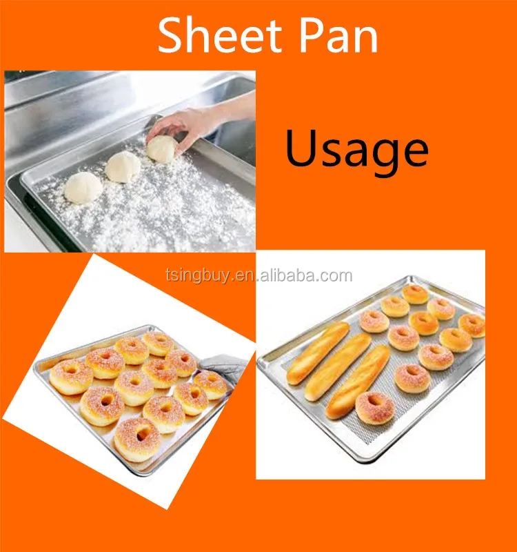 Commercial Bakeware Nonstick Baking Tray/aluminum Cookie Sheets/ Bun ...