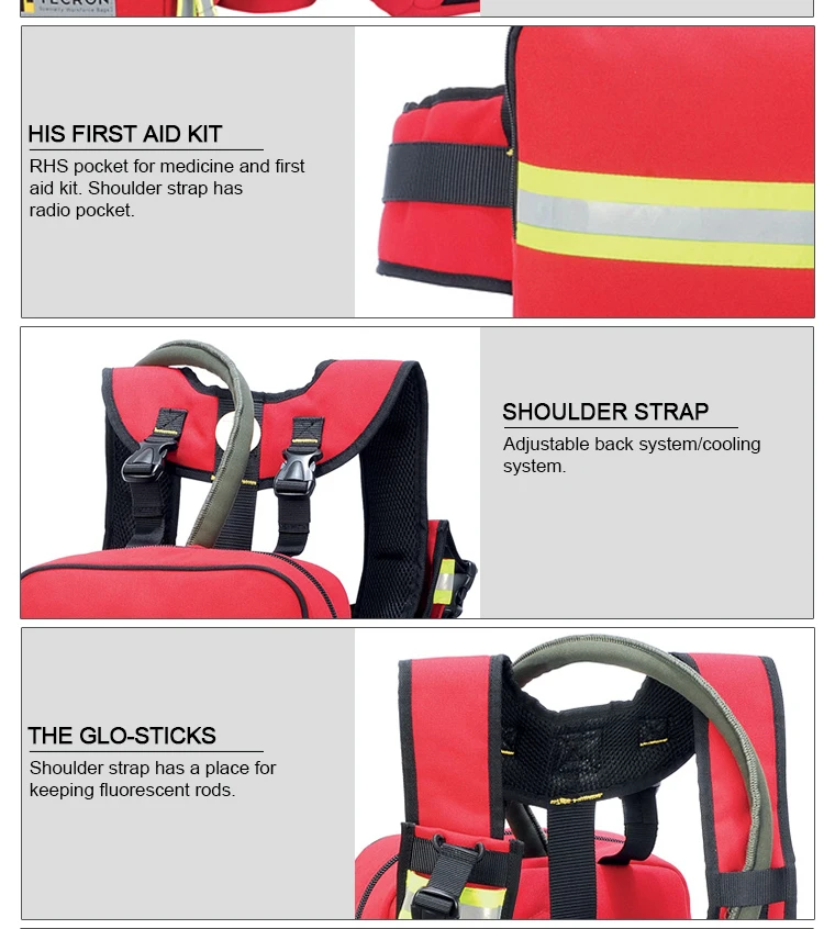 OEM Assemble Fireman Fire Fighting Backpack - Tecron/oem