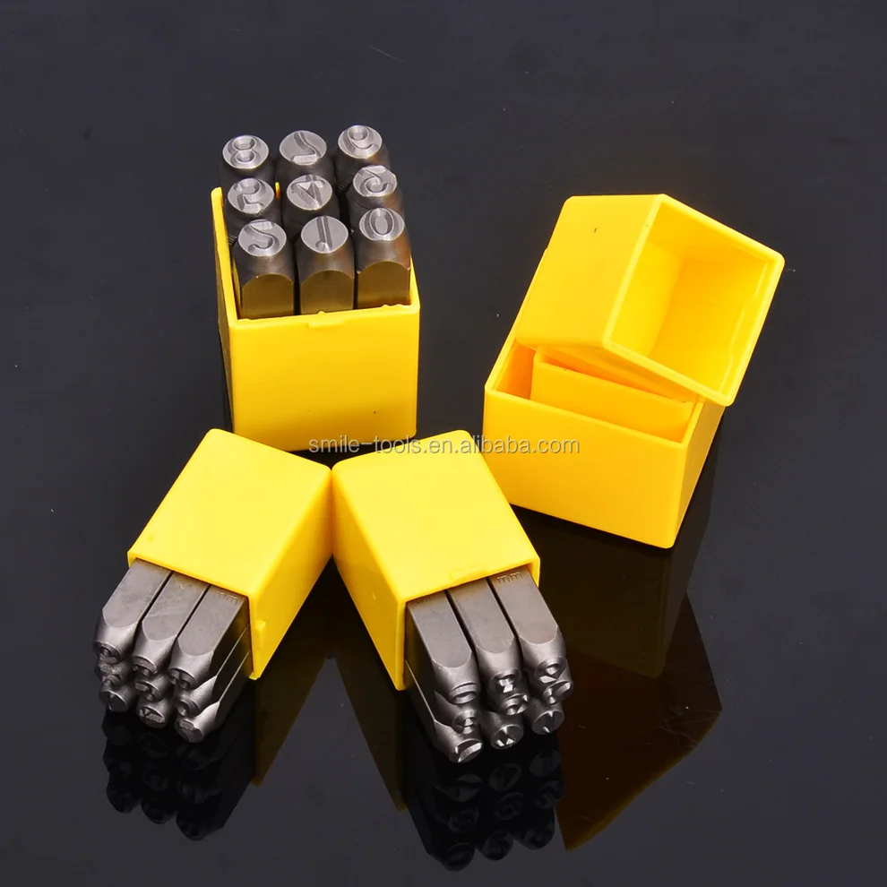Number And Letter Stamp Punch Set For Imprinting Metal Wood Plastic ...